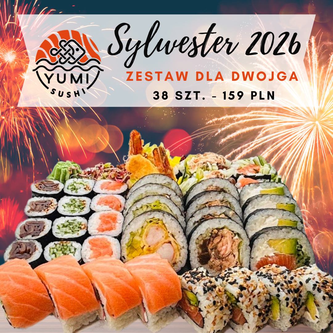 YUMI SUSHI & SHOP - Milanówek - Zestaw Sylwestrowy dla Dwojga 38 szt.